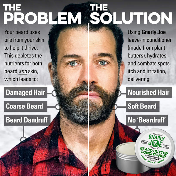 100% Natural Beard Butter (Intensive Leave-In Conditioner) - Gnarly Joe